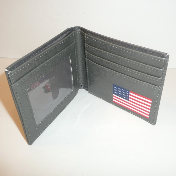 Concept One | Bags | Nasa Logo Wallet Bifold American Flag Mens Gray ...